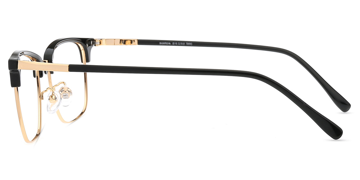 Unisex full frame mixed material eyeglasses | Optieast.com